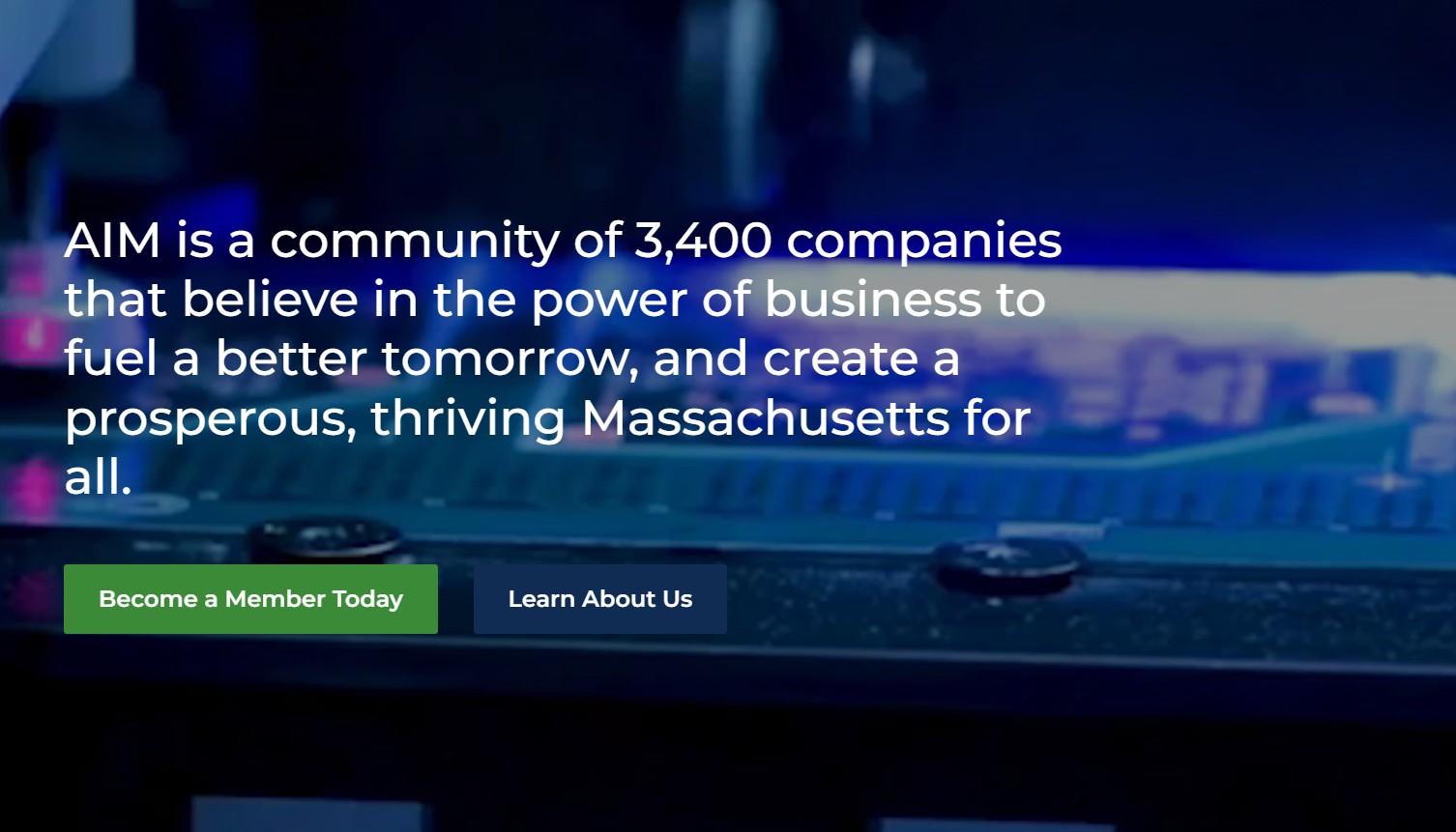 Get Ready for a New AIM Web Site - Associated Industries of Massachusetts